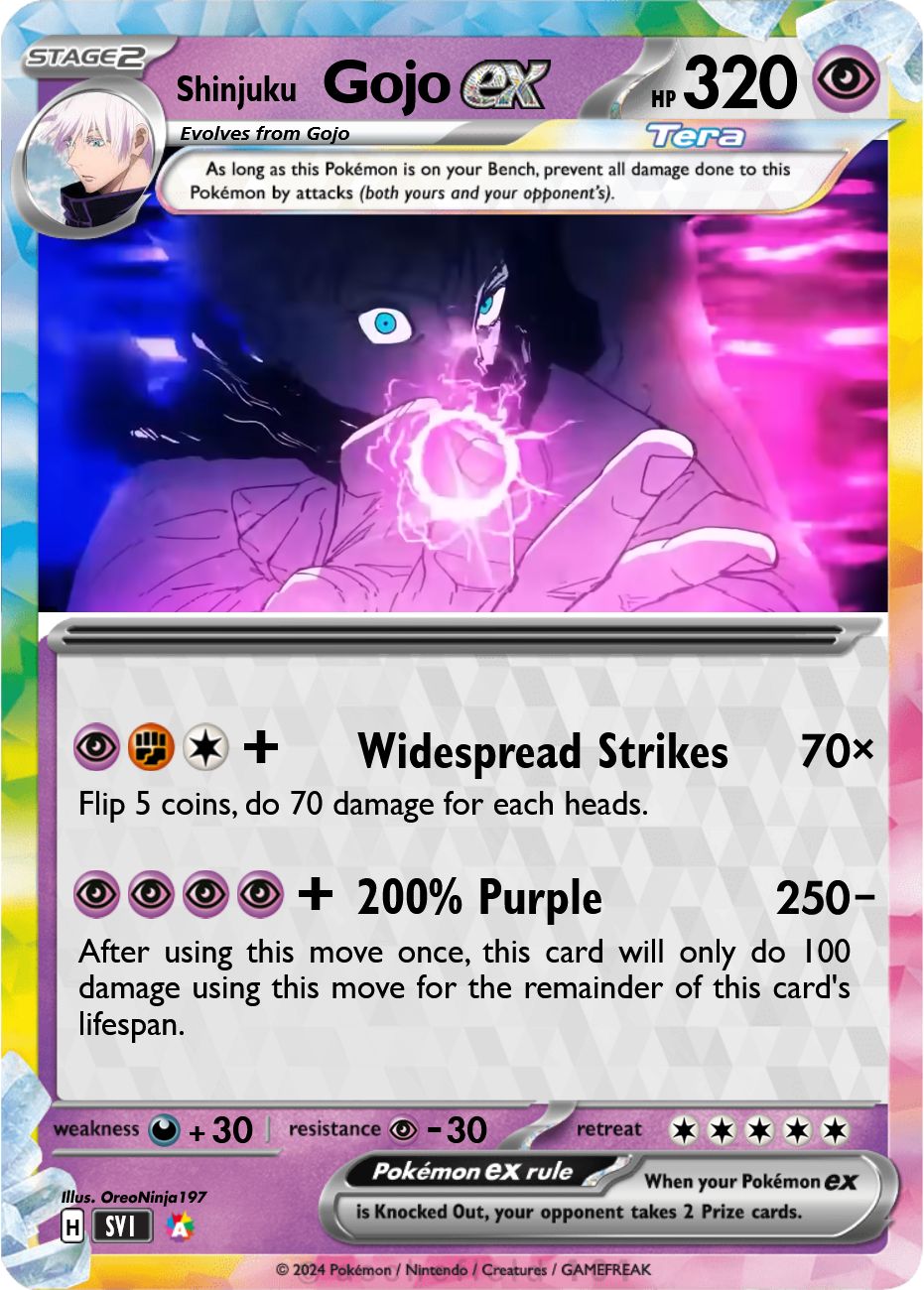 Gojo - OreoNinja197 | Pokécardmaker.net