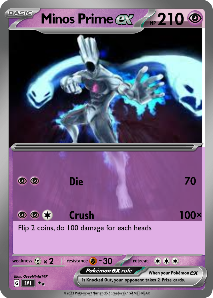 Minos Prime - OreoNinja197 | Pokécardmaker.net