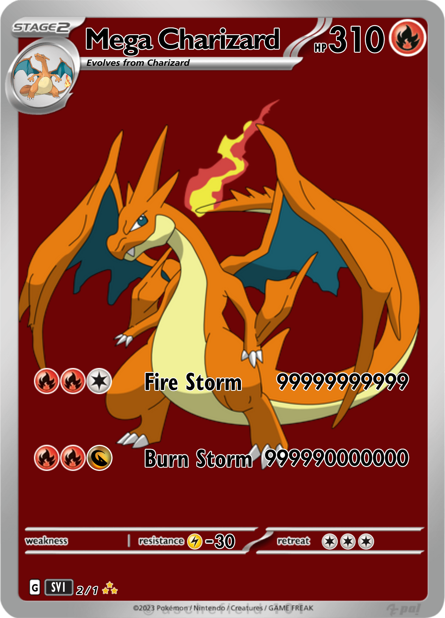 Mega Charizard - OriMewTwo | Pokécardmaker.net