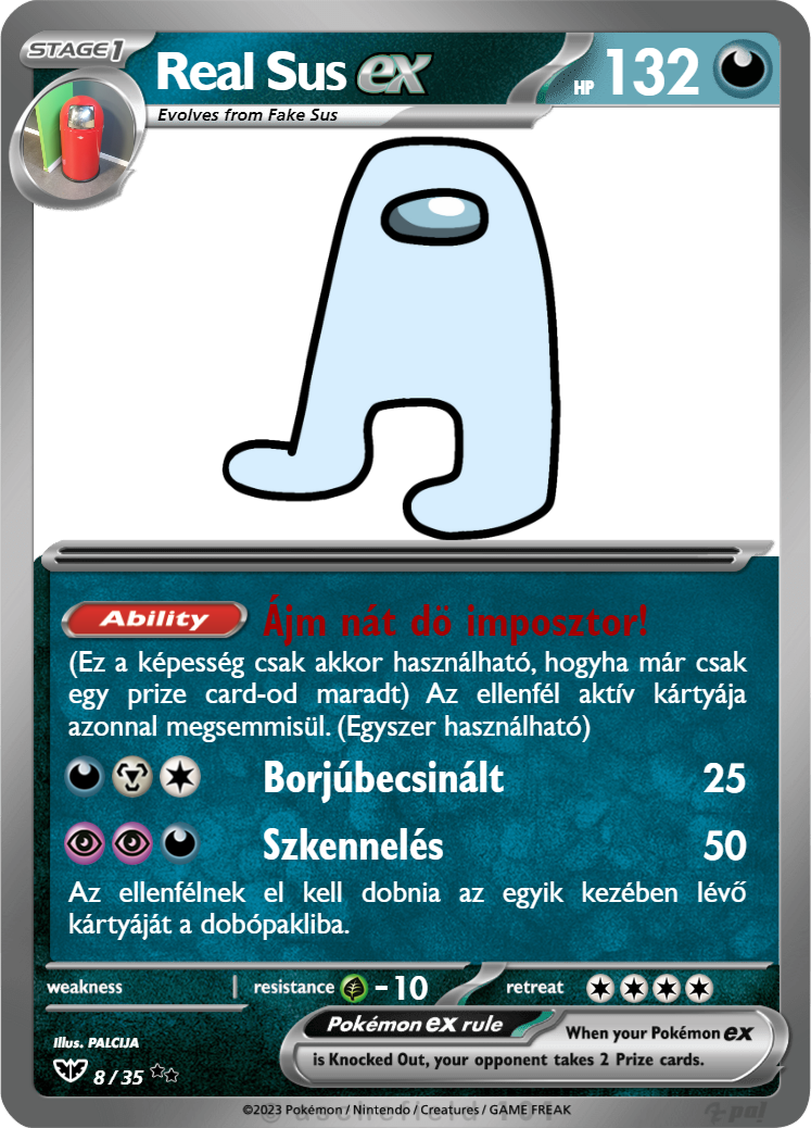 Real Sus - PALCIJA | Pokécardmaker.net