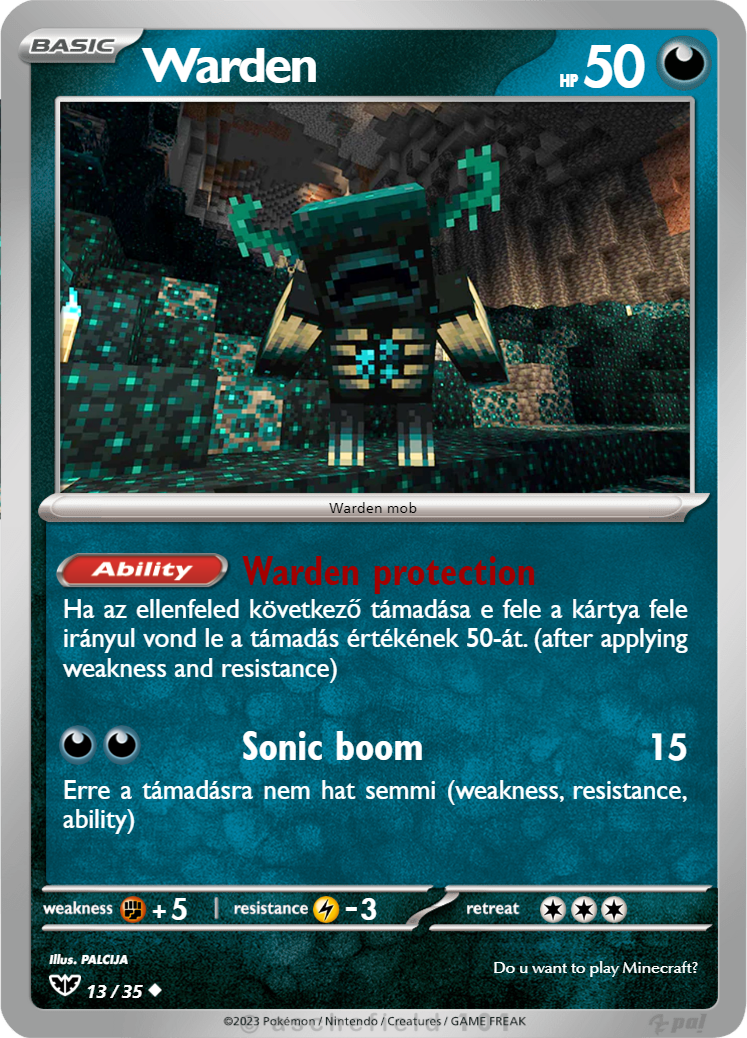 Warden - PALCIJA | Pokécardmaker.net
