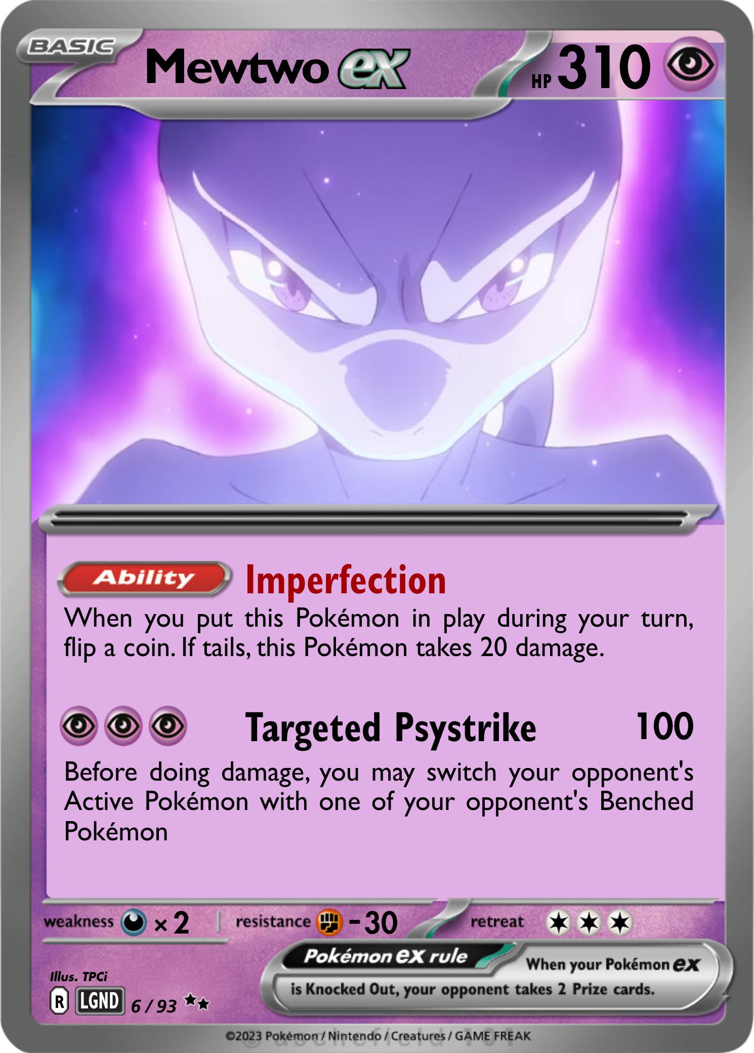 Mewtwo - PBPokemon21 | Pokécardmaker.net