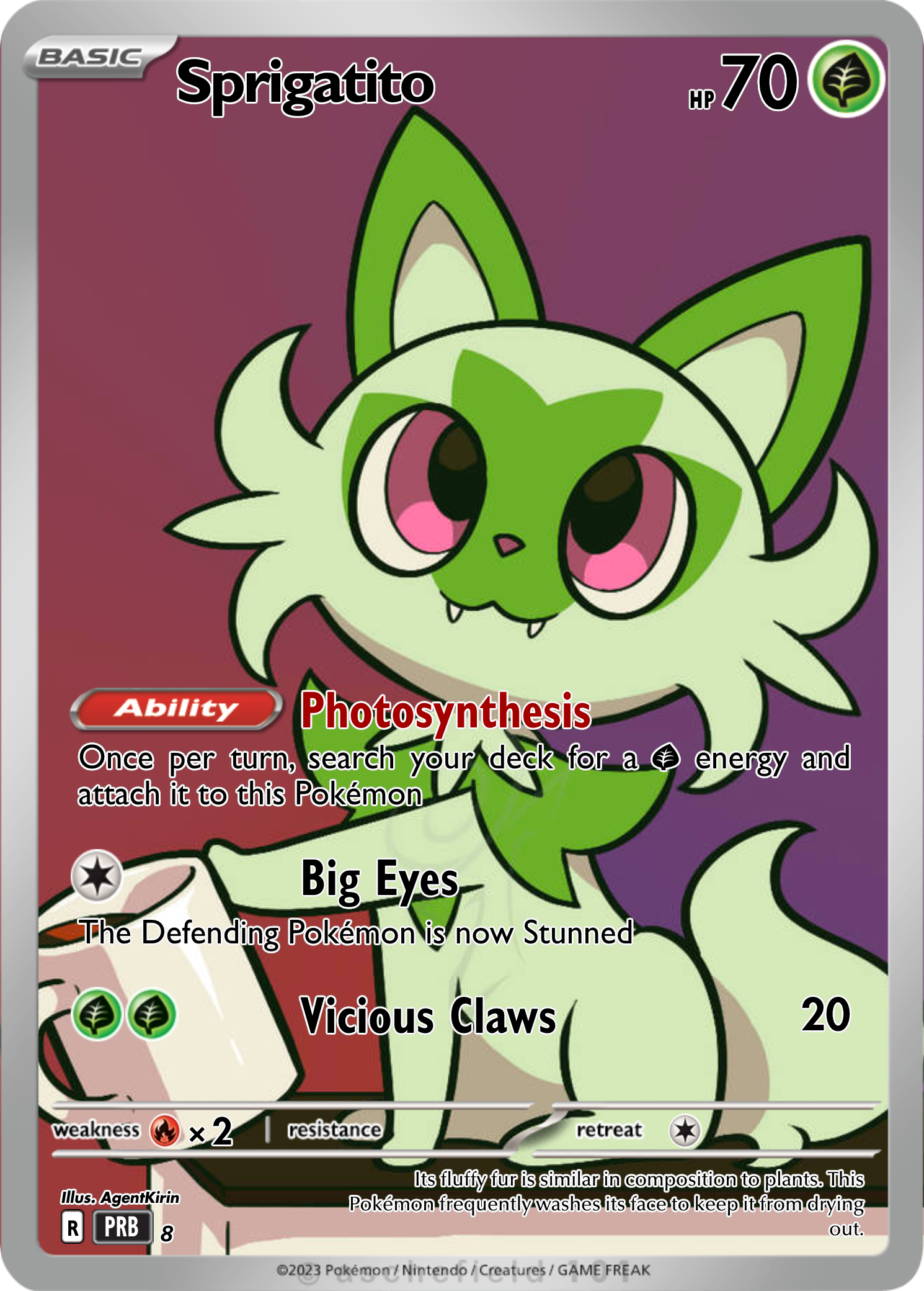 Sprigatito - PBPokemon21 | Pokécardmaker.net