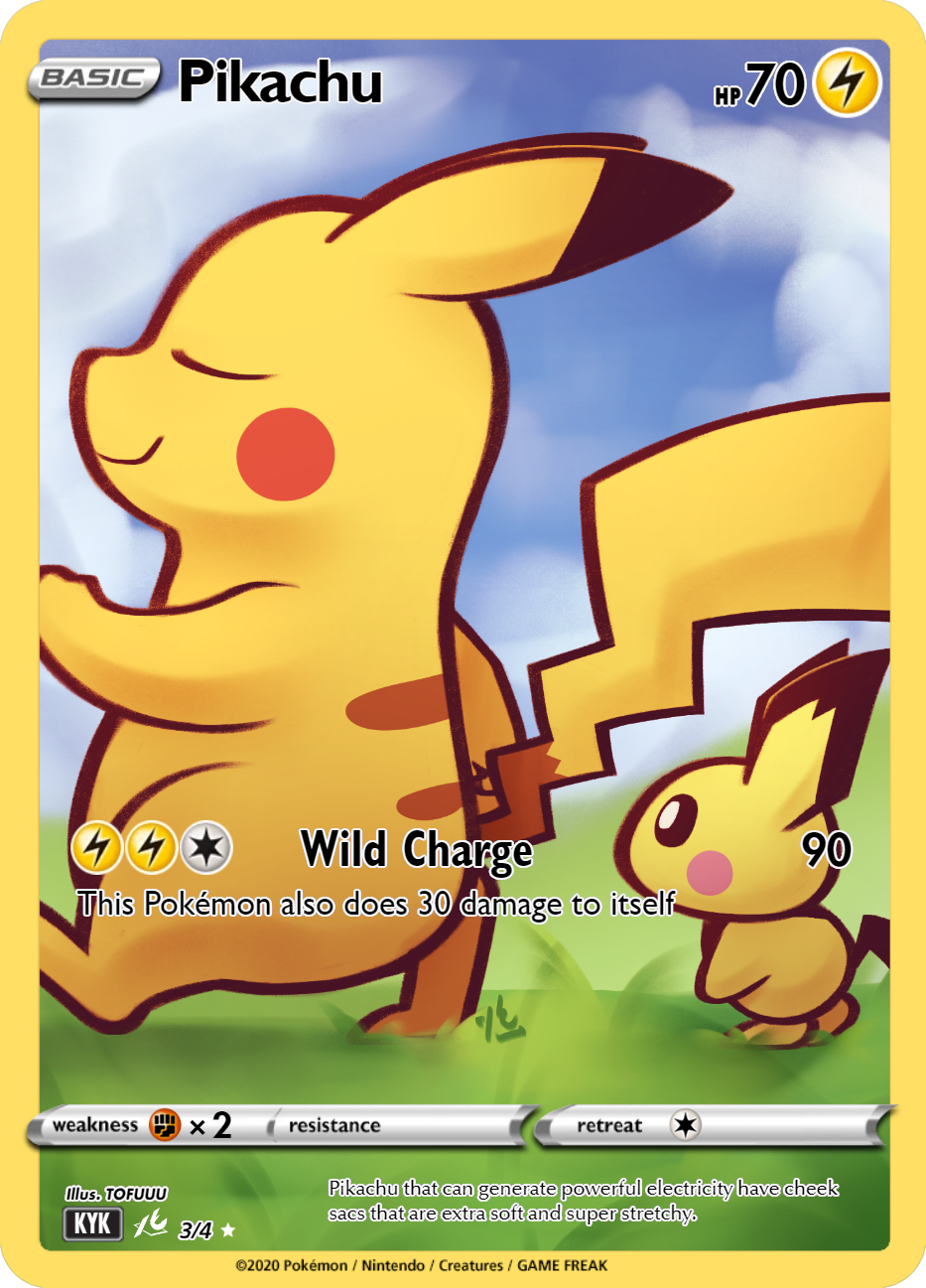 Pikachu - PICKLEDTOFUUU | Pokécardmaker.net