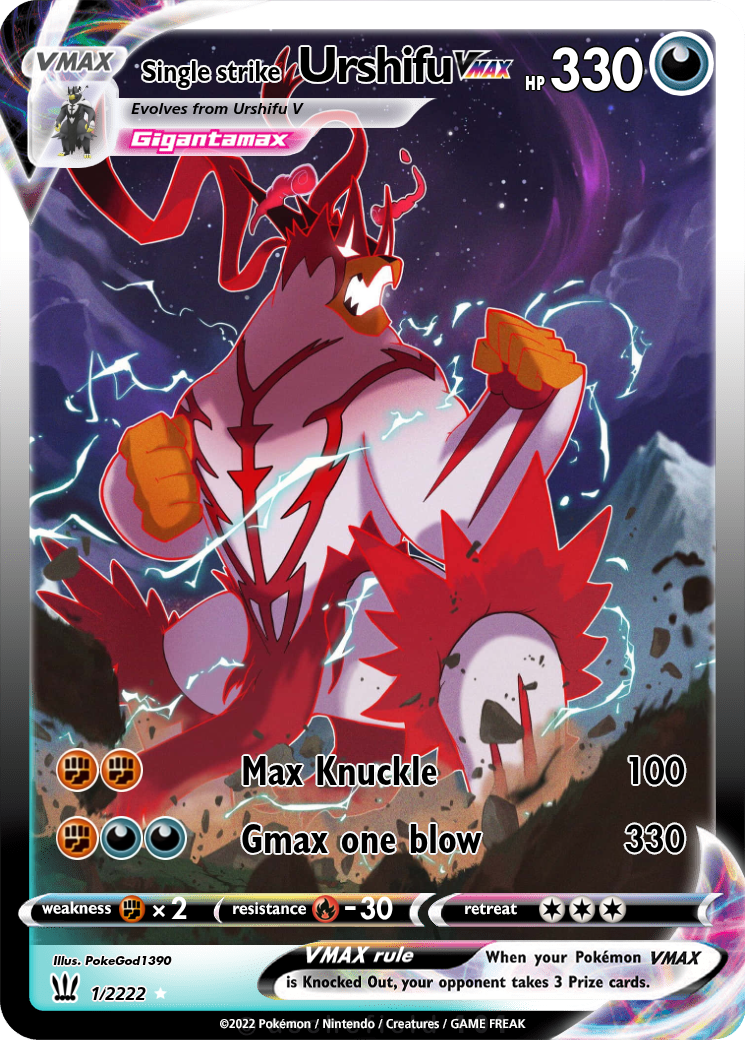 Urshifu - POKEGOD1390 | Pokécardmaker.net