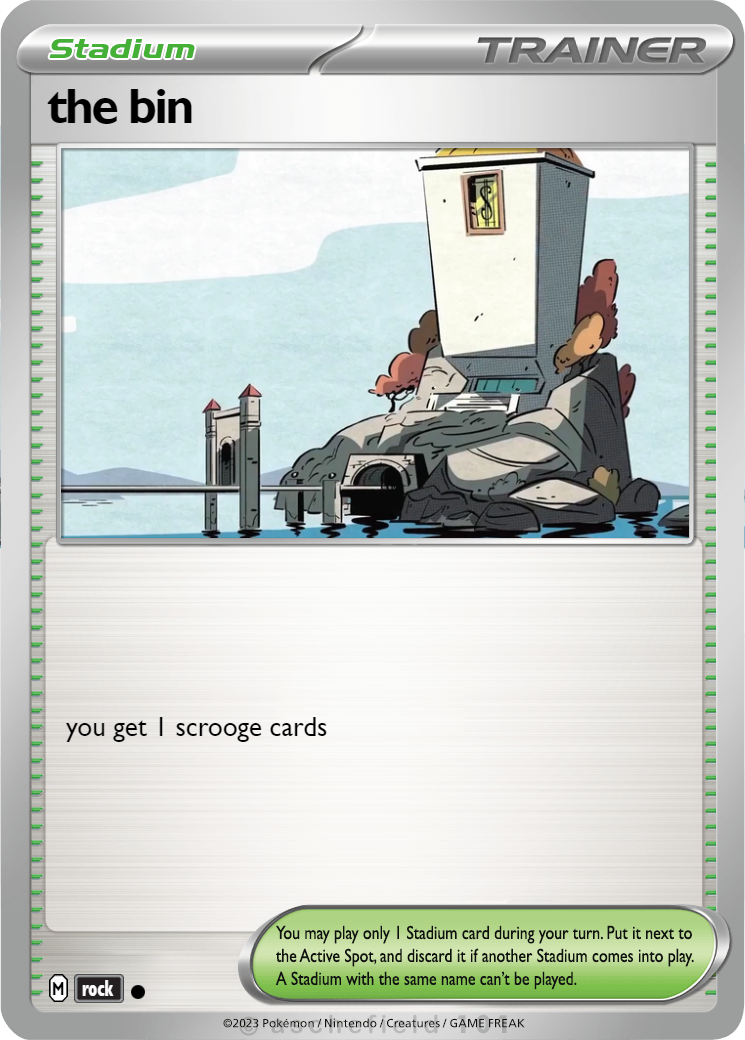 the bin - POKEMON_MASTER_AVERY | Pokécardmaker.net