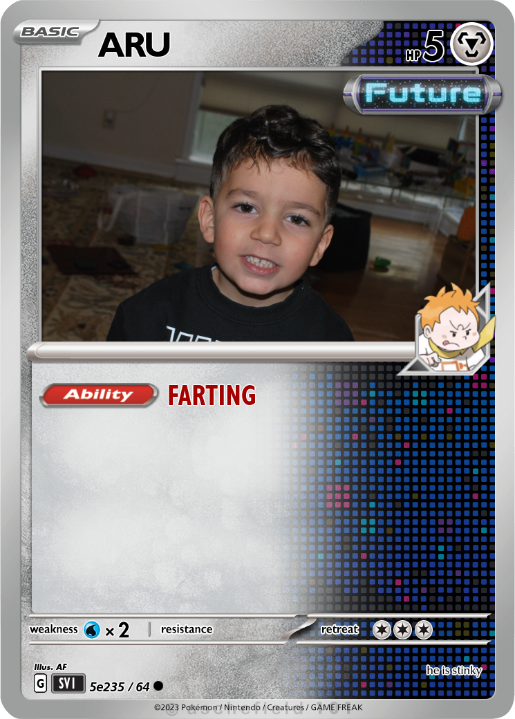 ARU - POOP_MAN | Pokécardmaker.net