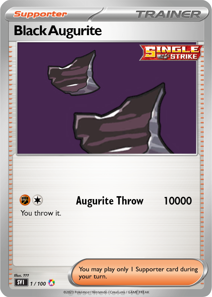 Black Augurite - Papaeric1204 | Pokécardmaker.net
