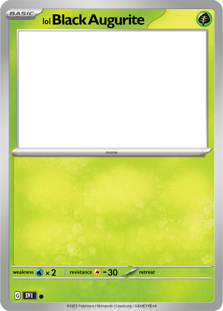 Black Augurite - Papaeric1204 | Pokécardmaker.net