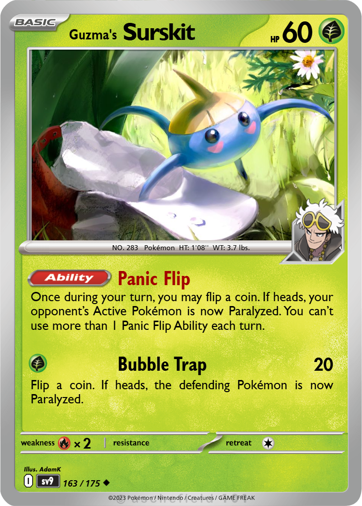 Surskit - Papuu15 | Pokécardmaker.net