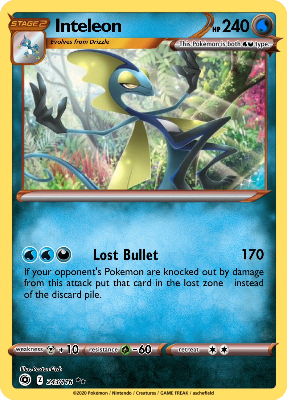 Inteleon - PaxToTheMax | Pokécardmaker.net