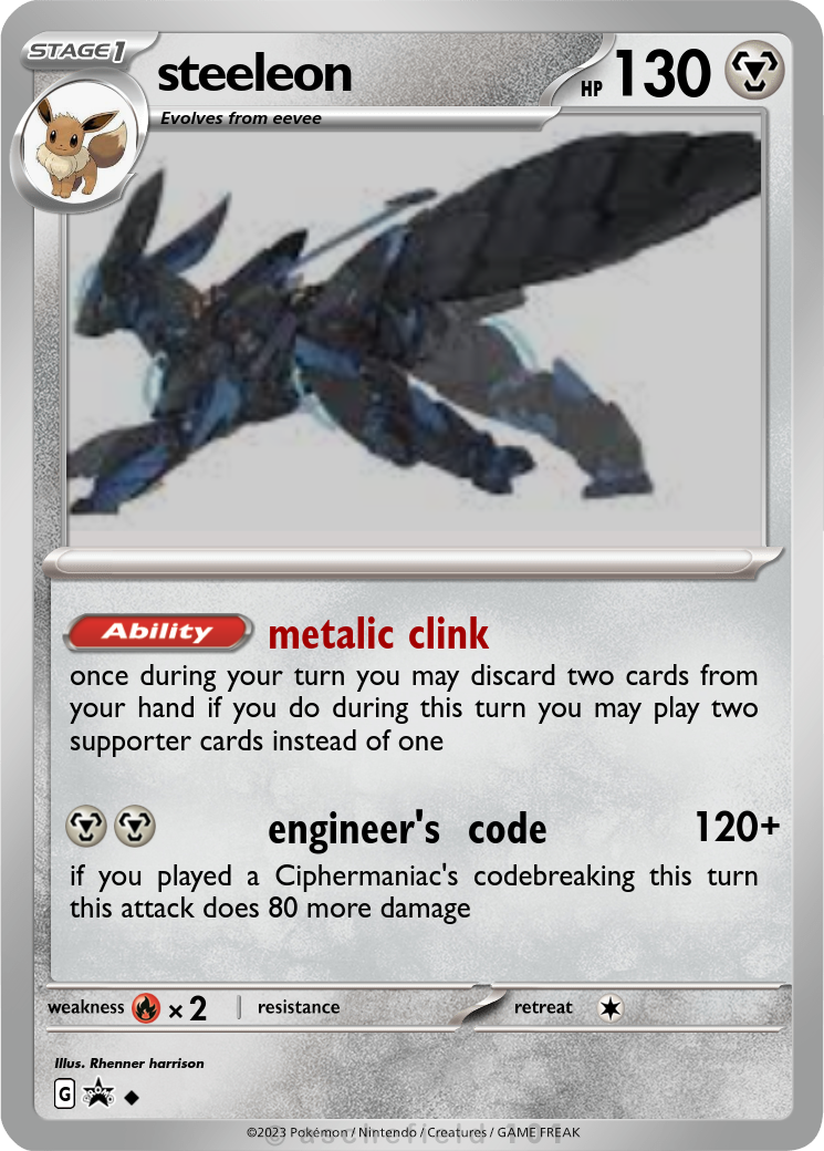 steeleon - Peachypeaches | Pokécardmaker.net