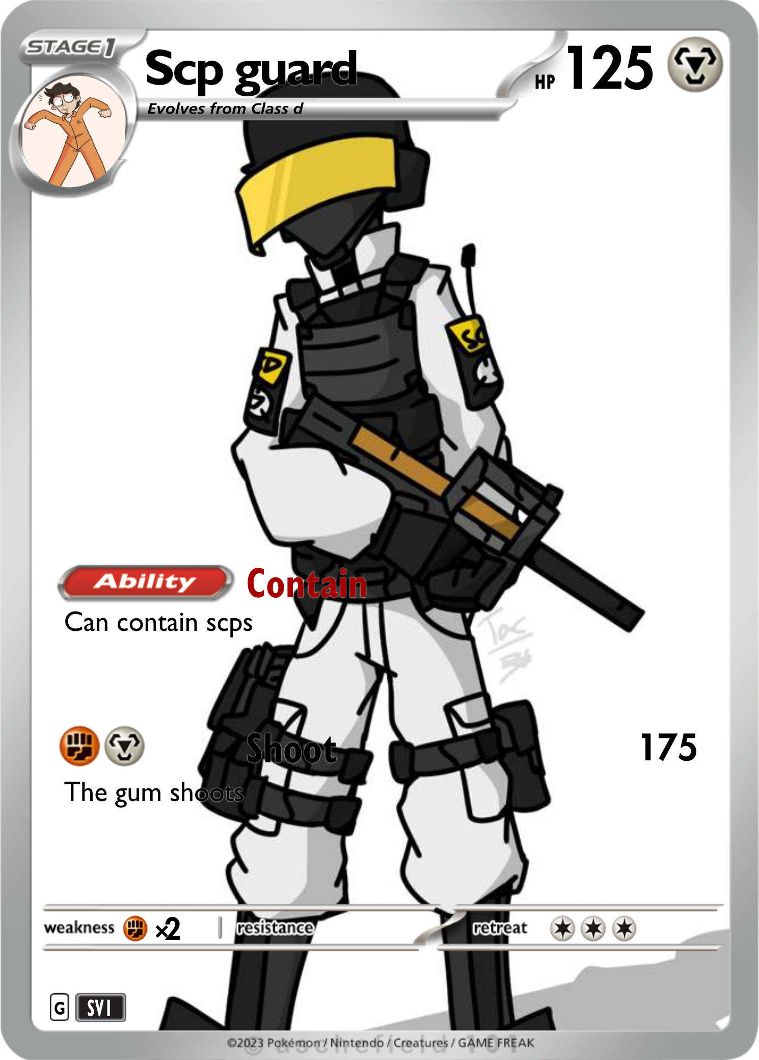 Scp guard - Pewpew514 | Pokécardmaker.net