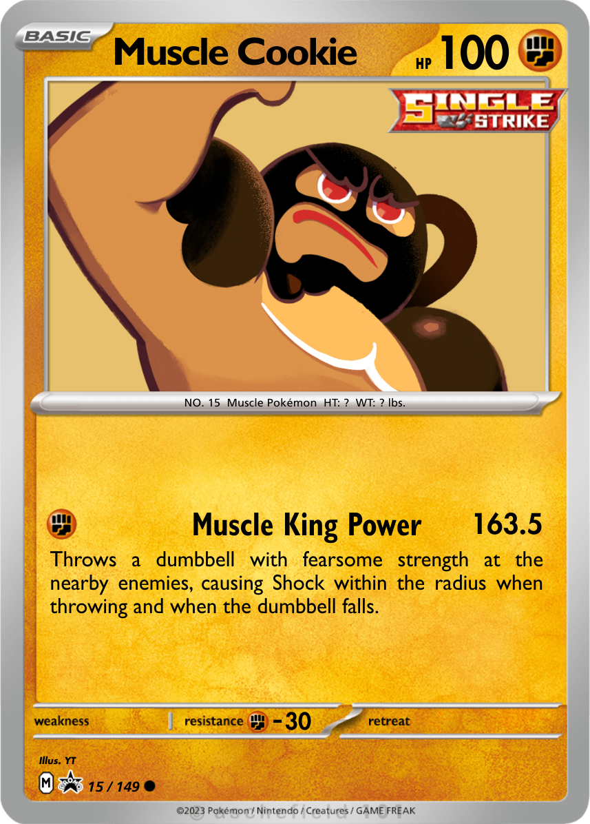 Muscle Cookie - PhantomType | Pokécardmaker.net