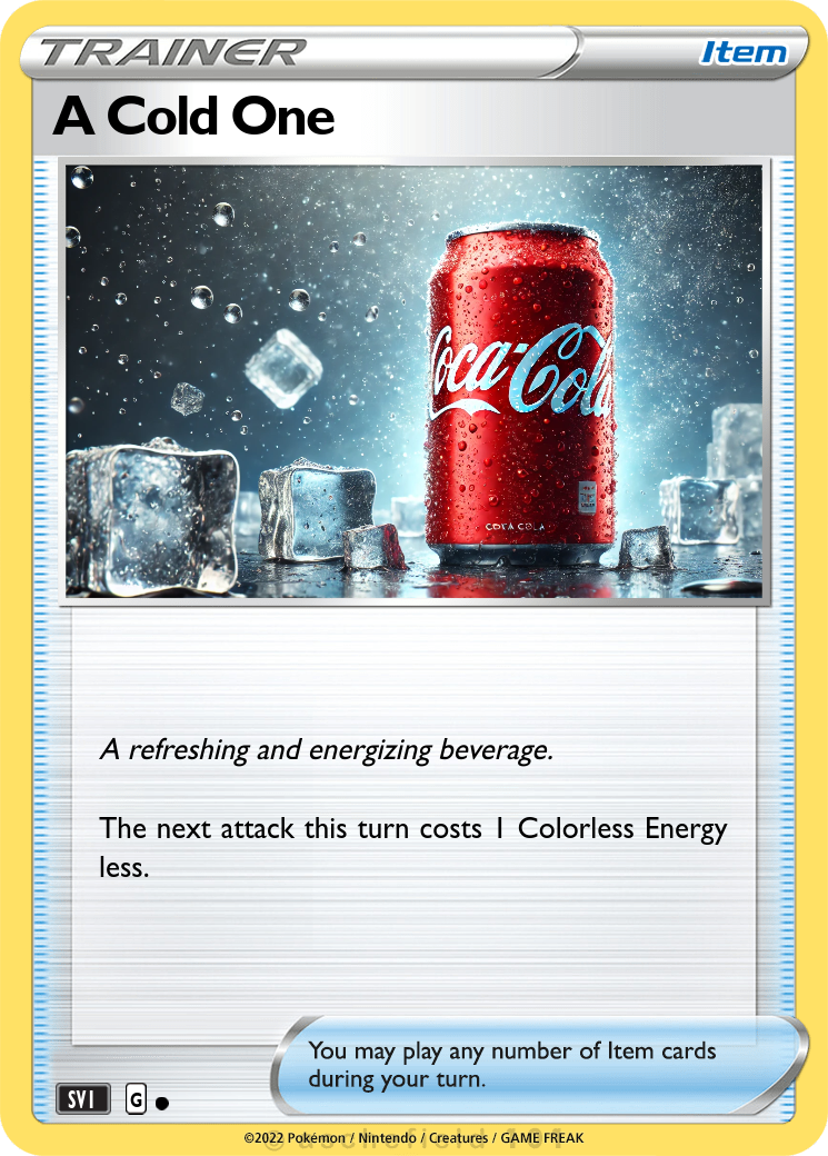 A Cold One - PiceaGlauca | Pokécardmaker.net
