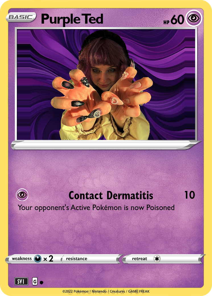Purple Ted - PiceaGlauca | Pokécardmaker.net