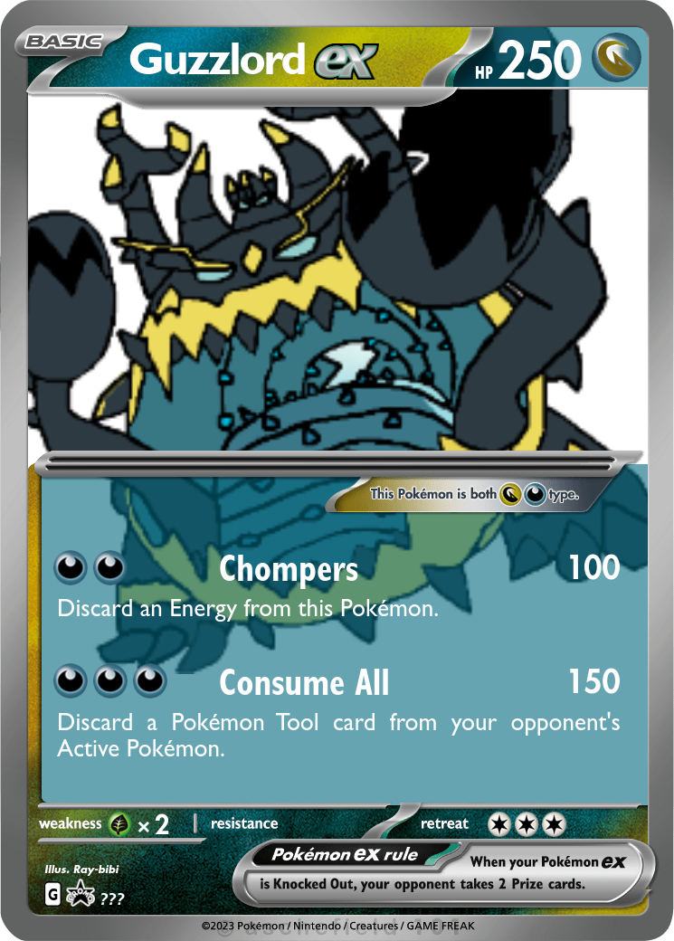 Guzzlord - PikaLover0000001 | Pokécardmaker.net