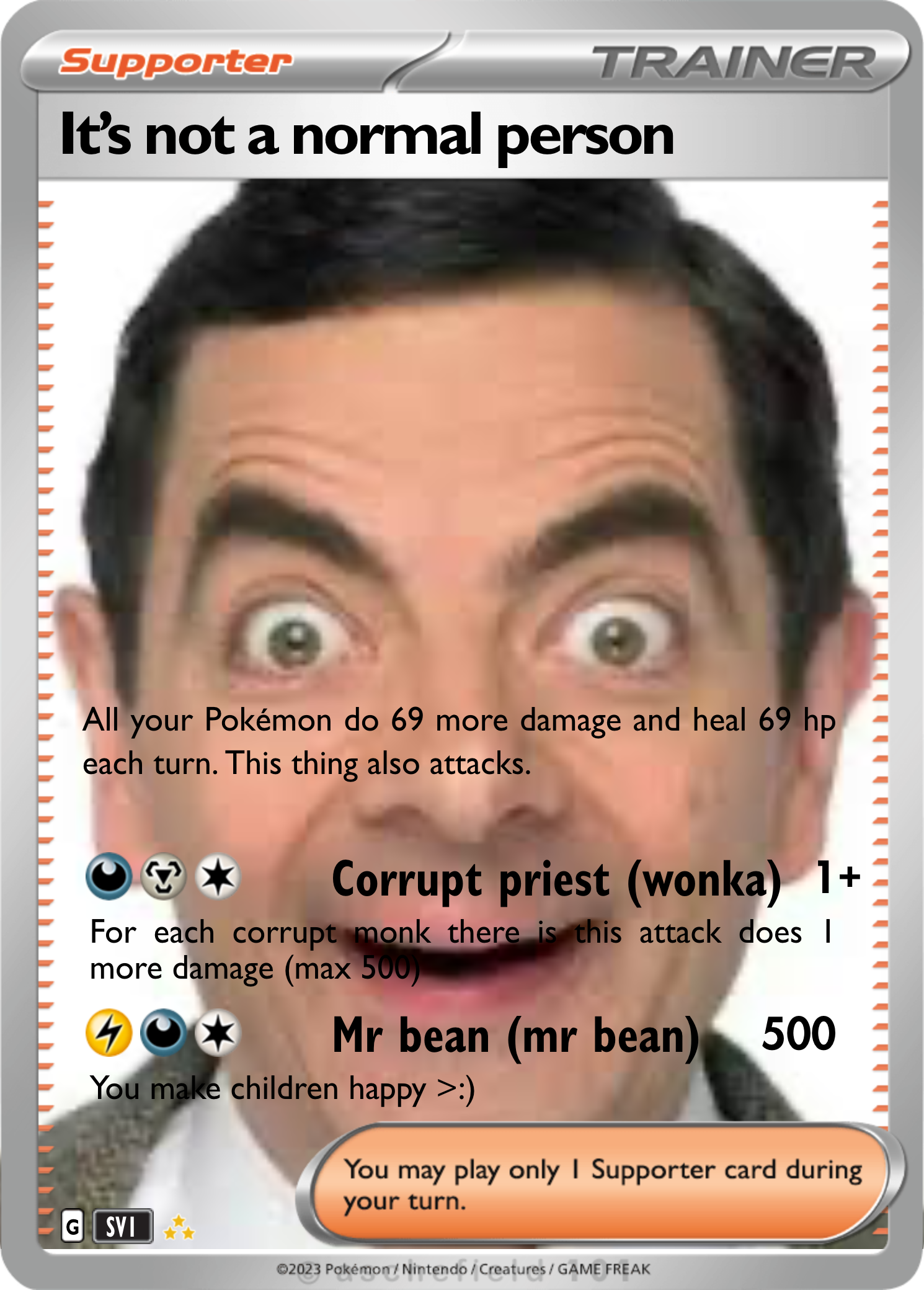 It’s not a normal person - Pink-Fluffy-Cloud | Pokécardmaker.net