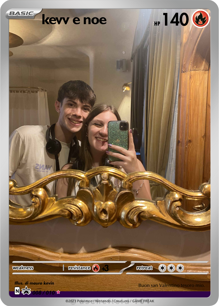 kevv e noe - Pista | Pokécardmaker.net