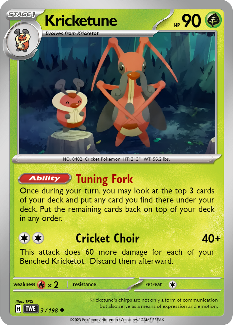 Kricketune - PizzaLord13 | Pokécardmaker.net