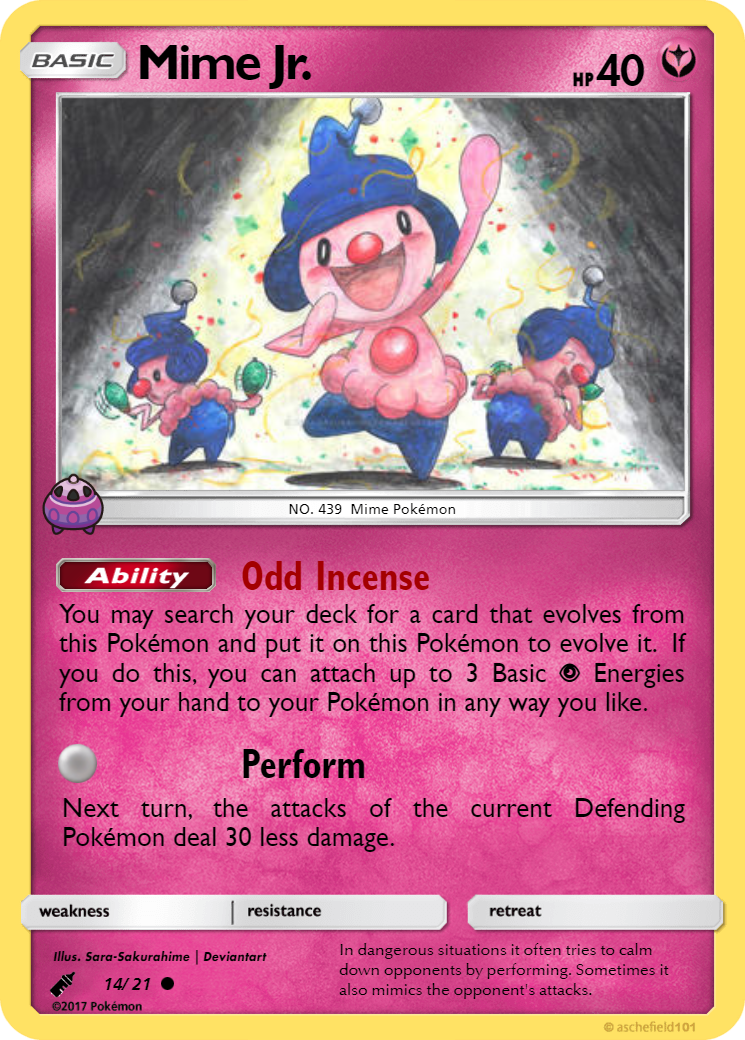 Mime Jr. - PizzaLord13 | Pokécardmaker.net