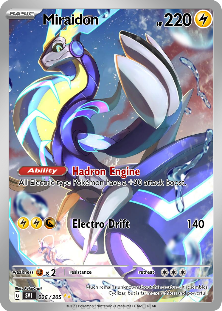 Miraidon - PokeCraft | Pokécardmaker.net