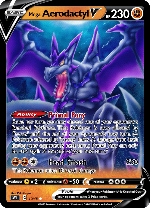 Aerodactyl - PokeMegas | Pokécardmaker.net