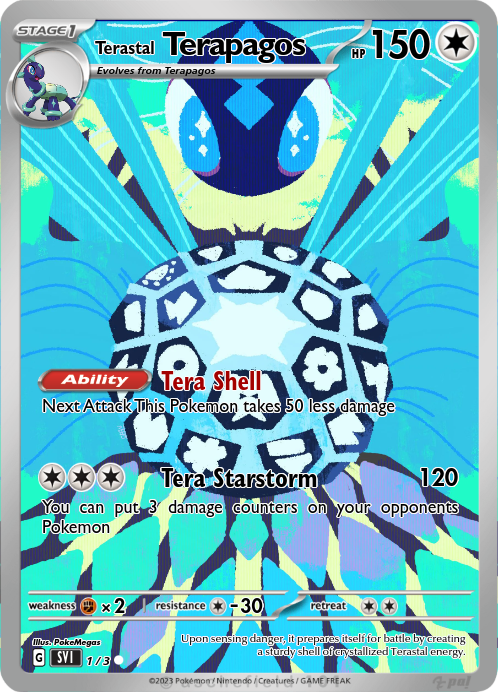 Terapagos - PokeMegas | Pokécardmaker.net