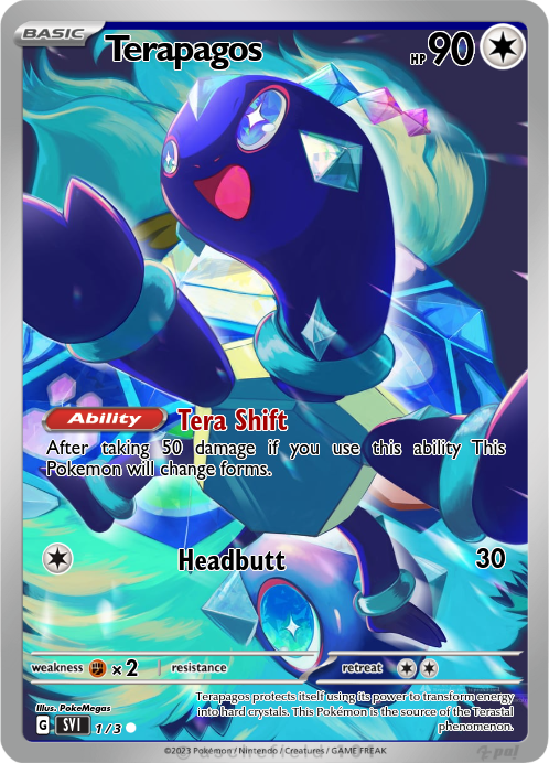 Terapagos - PokeMegas | Pokécardmaker.net