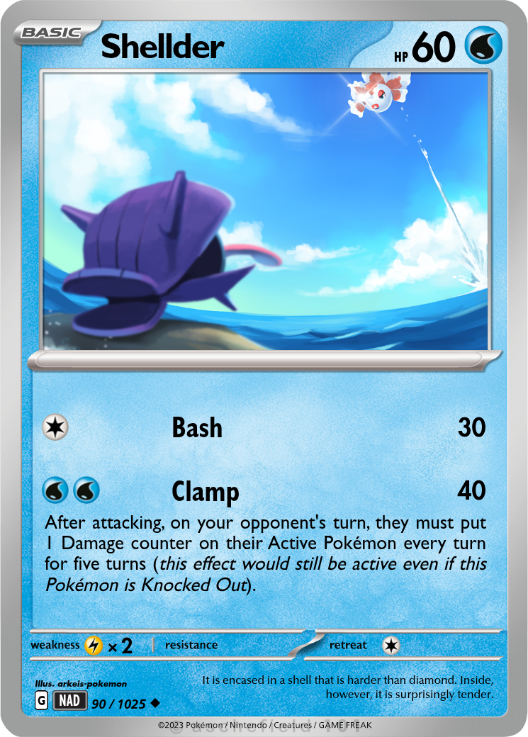 Shellder - PokeNathan | Pokécardmaker.net