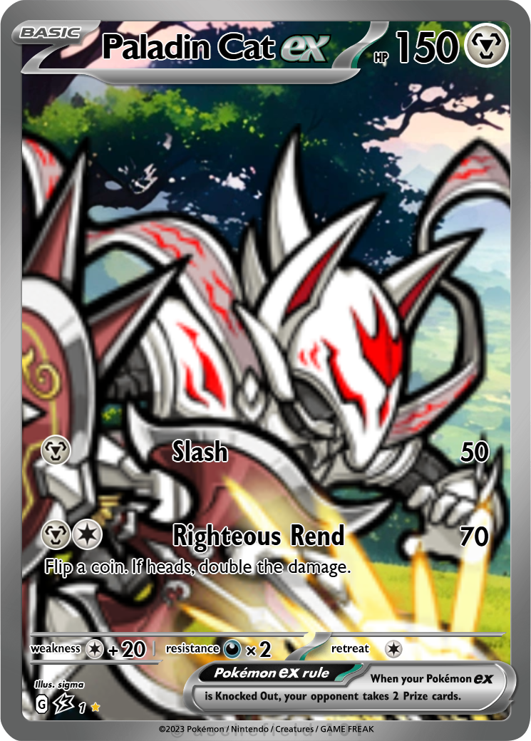 Paladin Cat - PokeSigma | Pokécardmaker.net