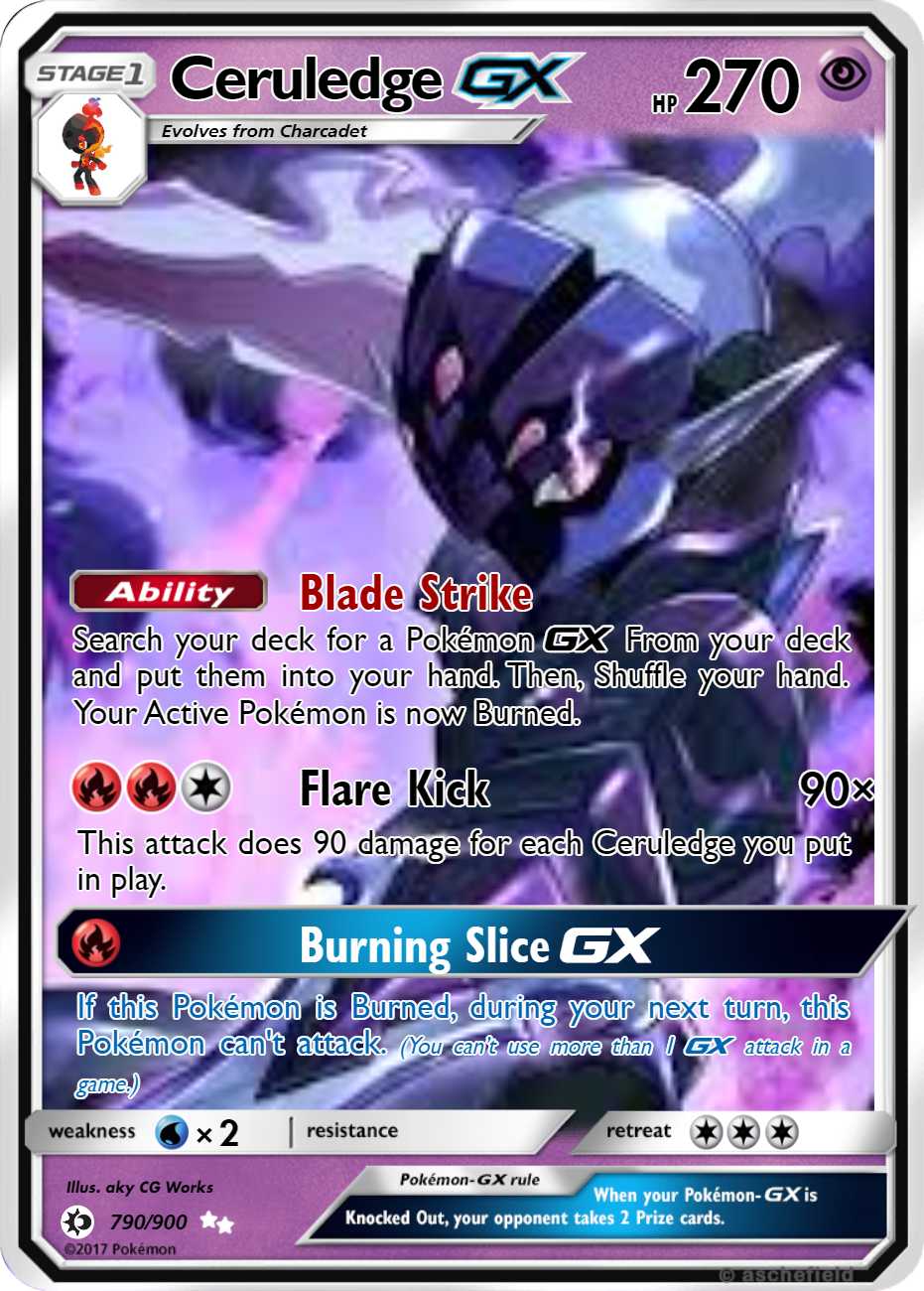 Ceruledge - Pokecards | Pokécardmaker.net
