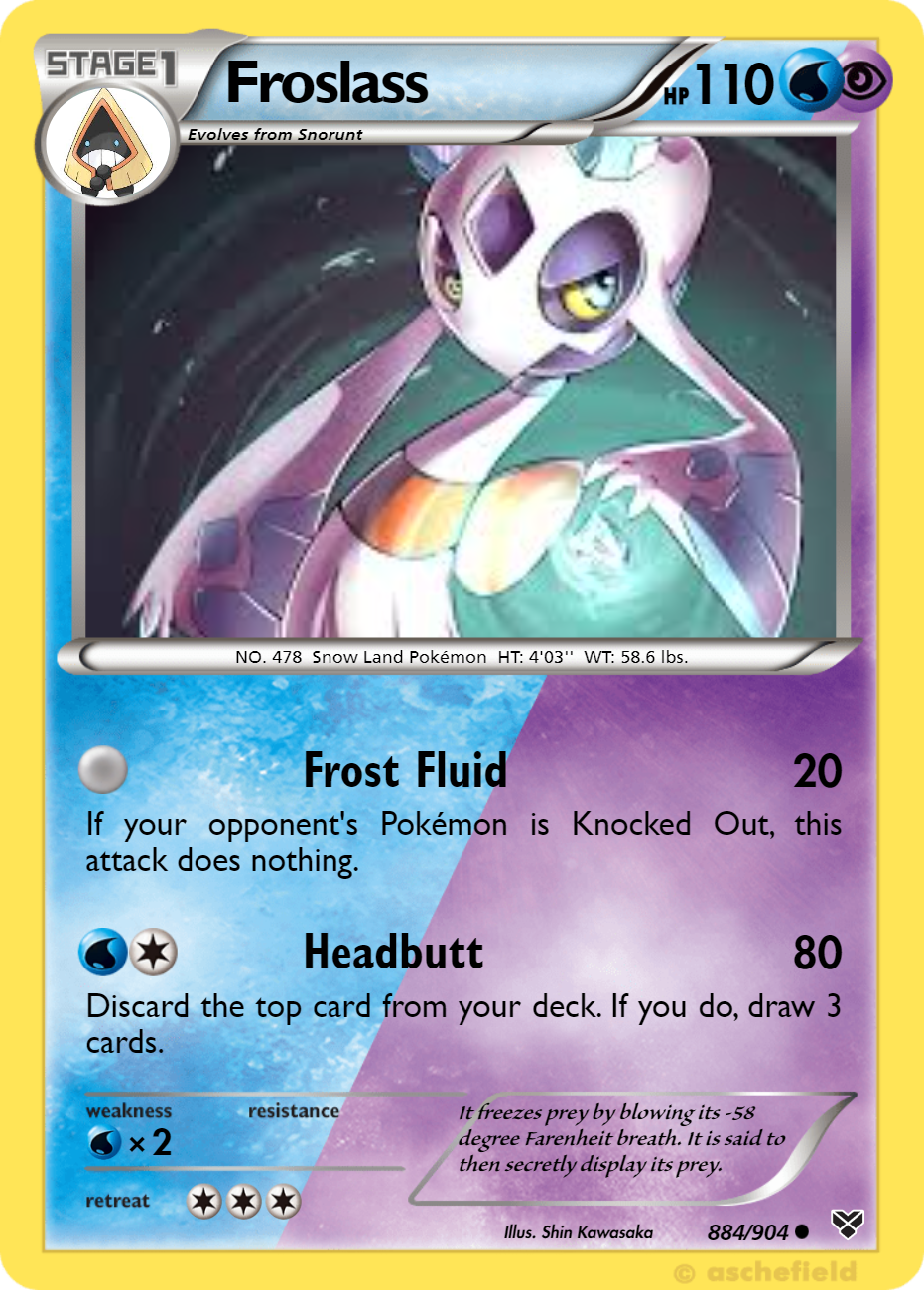 Froslass - Pokecards | Pokécardmaker.net