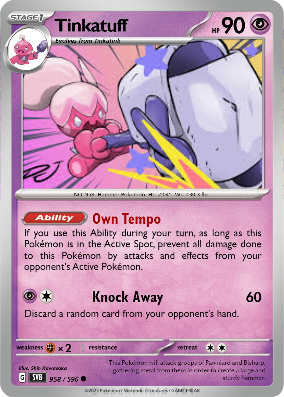Tinkatuff - Pokecards | Pokécardmaker.net
