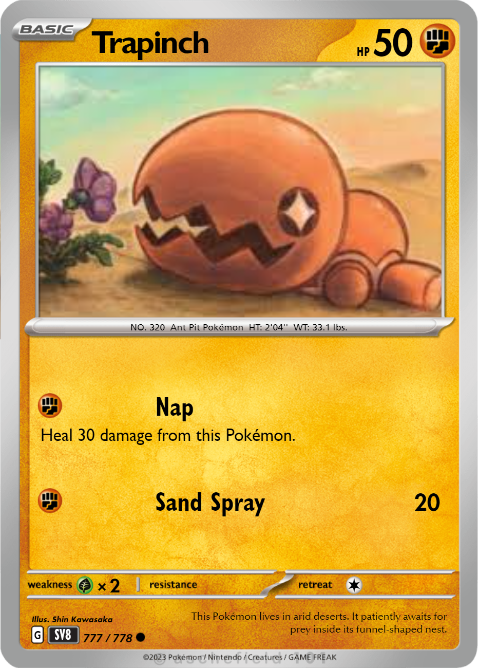 Trapinch - Pokecards | Pokécardmaker.net