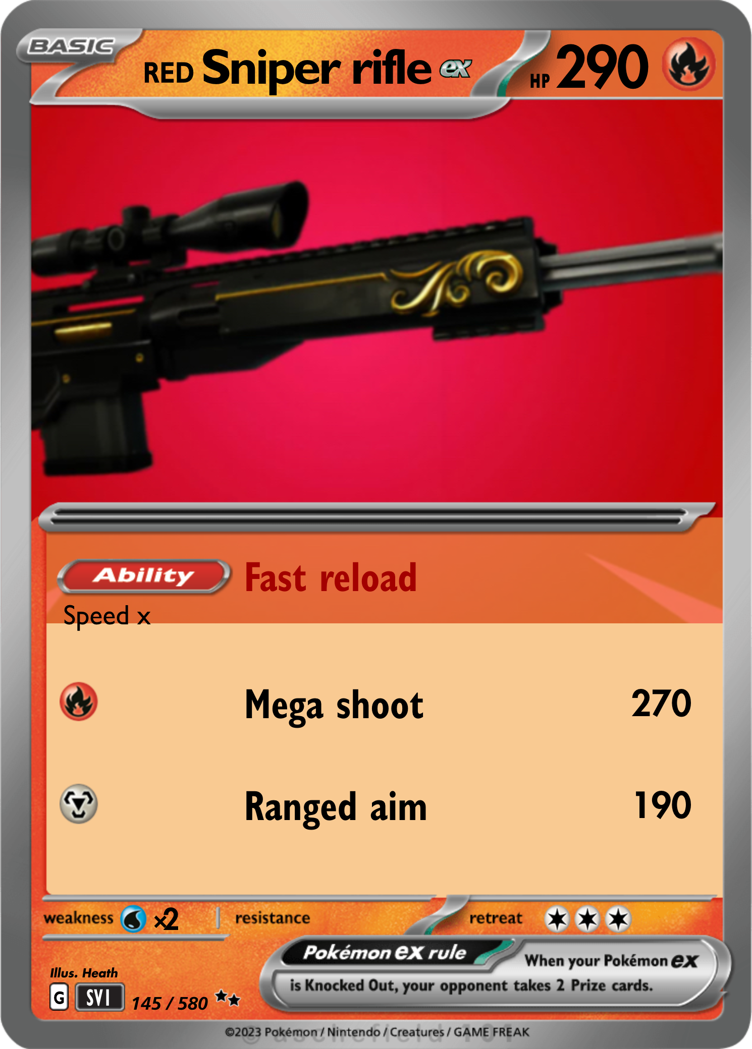 Sniper rifle - Pokecreator20155 | Pokécardmaker.net