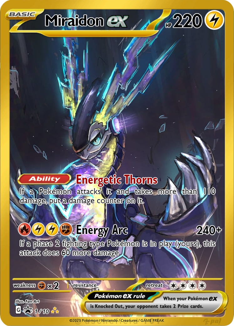 Miraidon - Pokeleon | Pokécardmaker.net