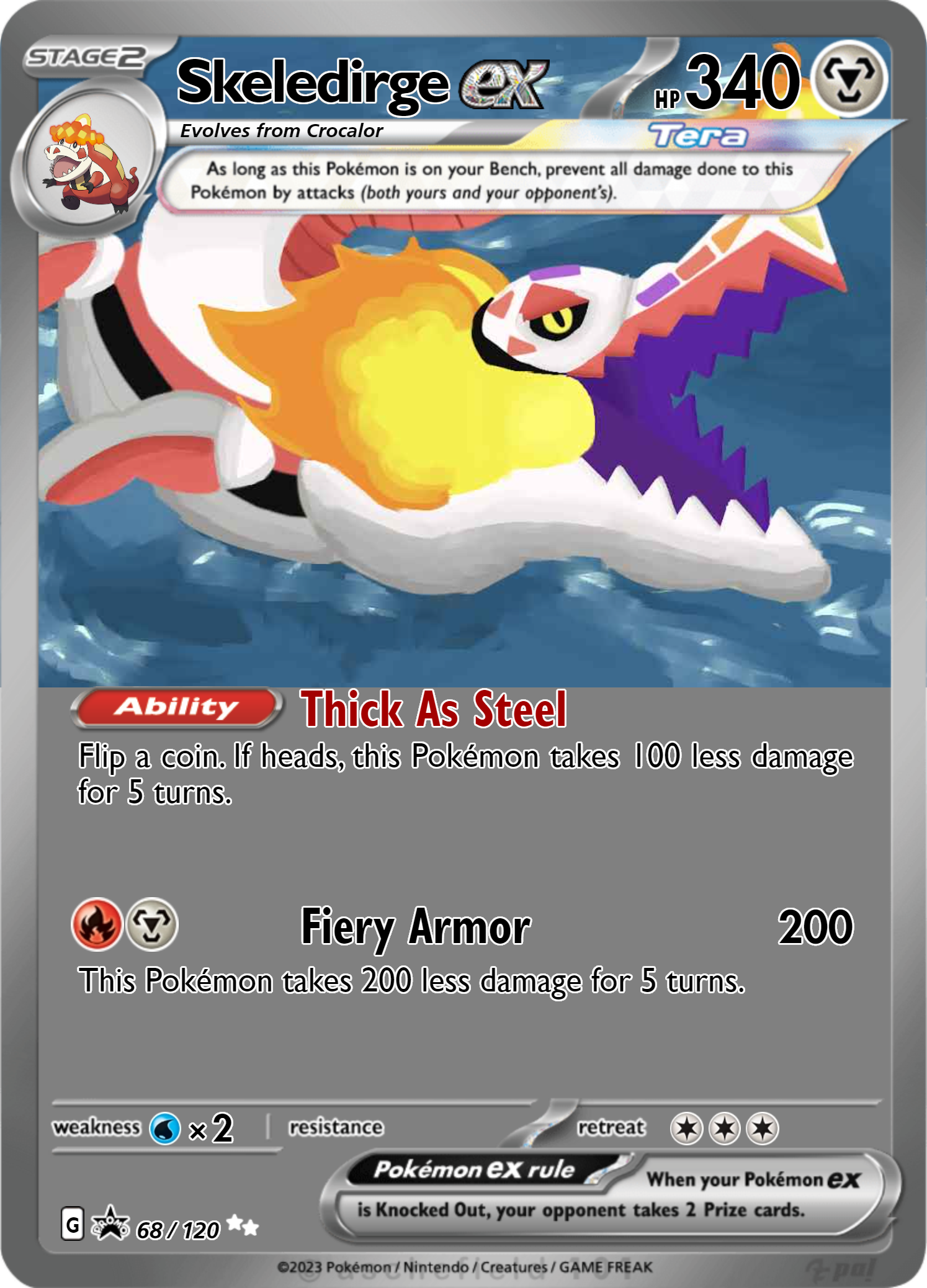 Skeledirge - Pokemaniac | Pokécardmaker.net