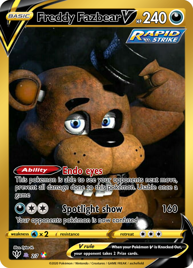 Freddy Fazbear - Pokemaster615 | Pokécardmaker.net