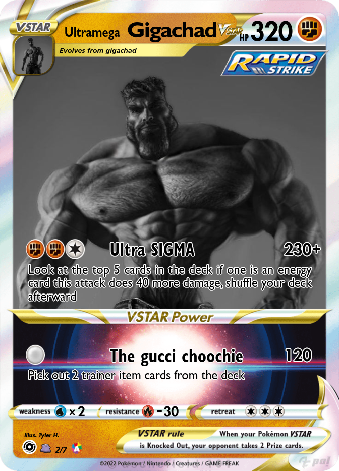 Gigachad - Pokemaster615 | Pokécardmaker.net