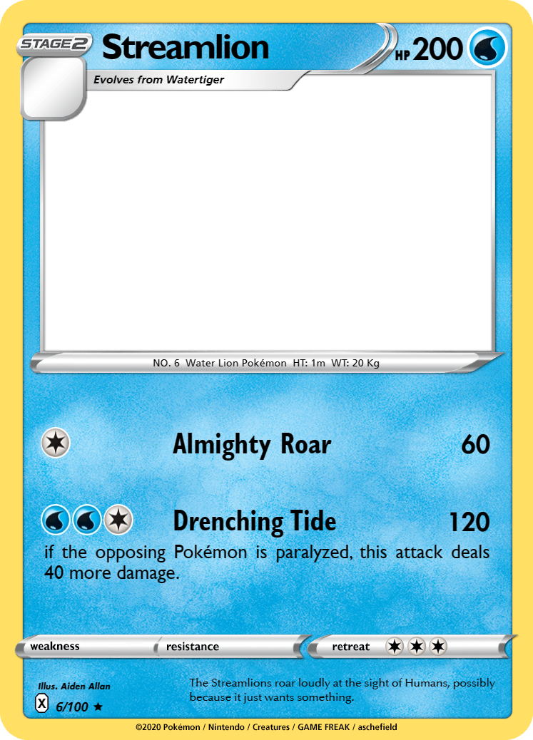 Streamlion - PokemonAiden | Pokécardmaker.net