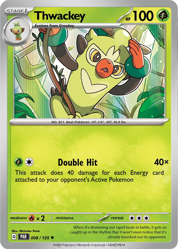 Thwackey - PokemonFan | Pokécardmaker.net