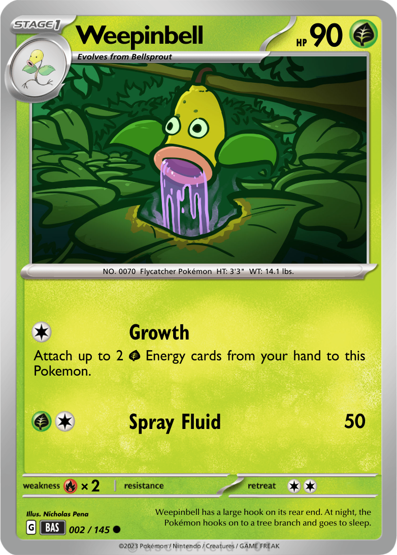 Weepinbell - PokemonFan | Pokécardmaker.net