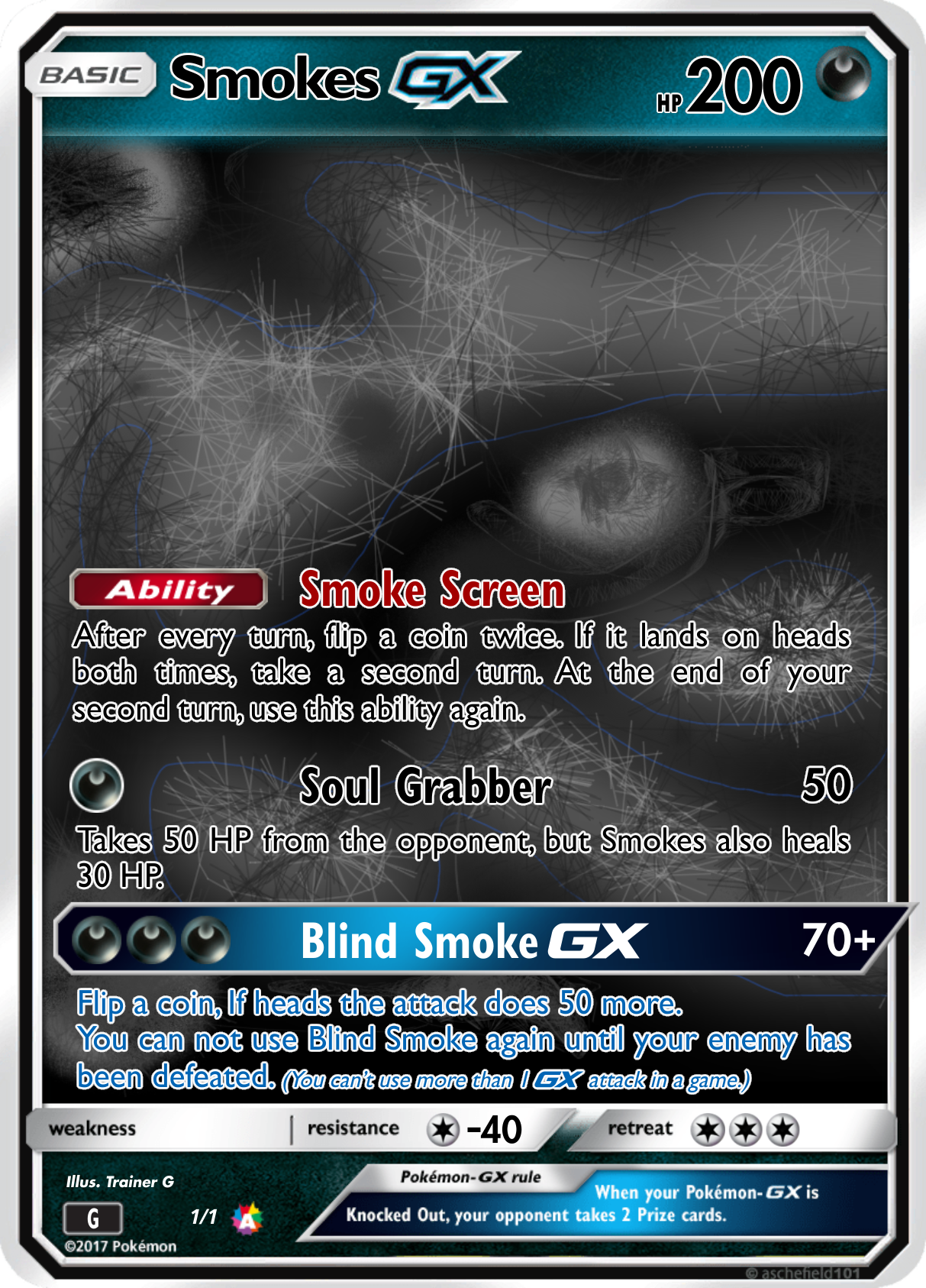 Smokes - Pokemon_Trainer | Pokécardmaker.net