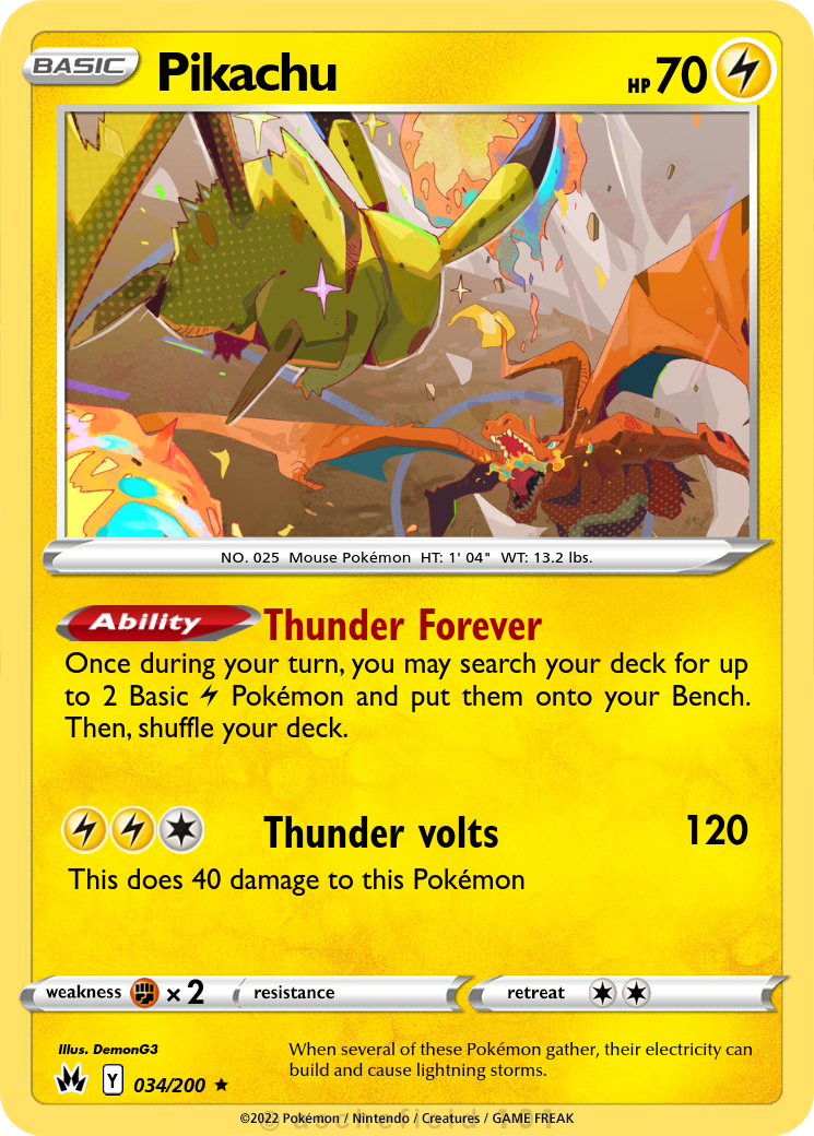 Pikachu - Pokemonking12332 | Pokécardmaker.net