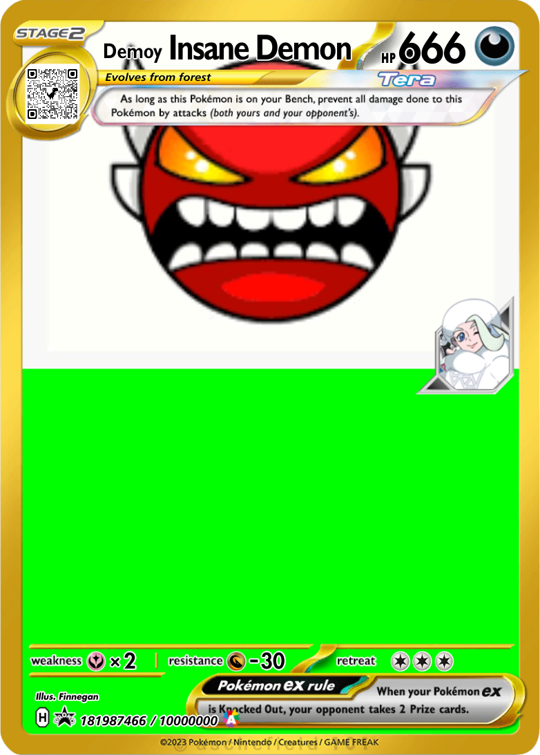 Insane Demon - Pokemonlover666 | Pokécardmaker.net