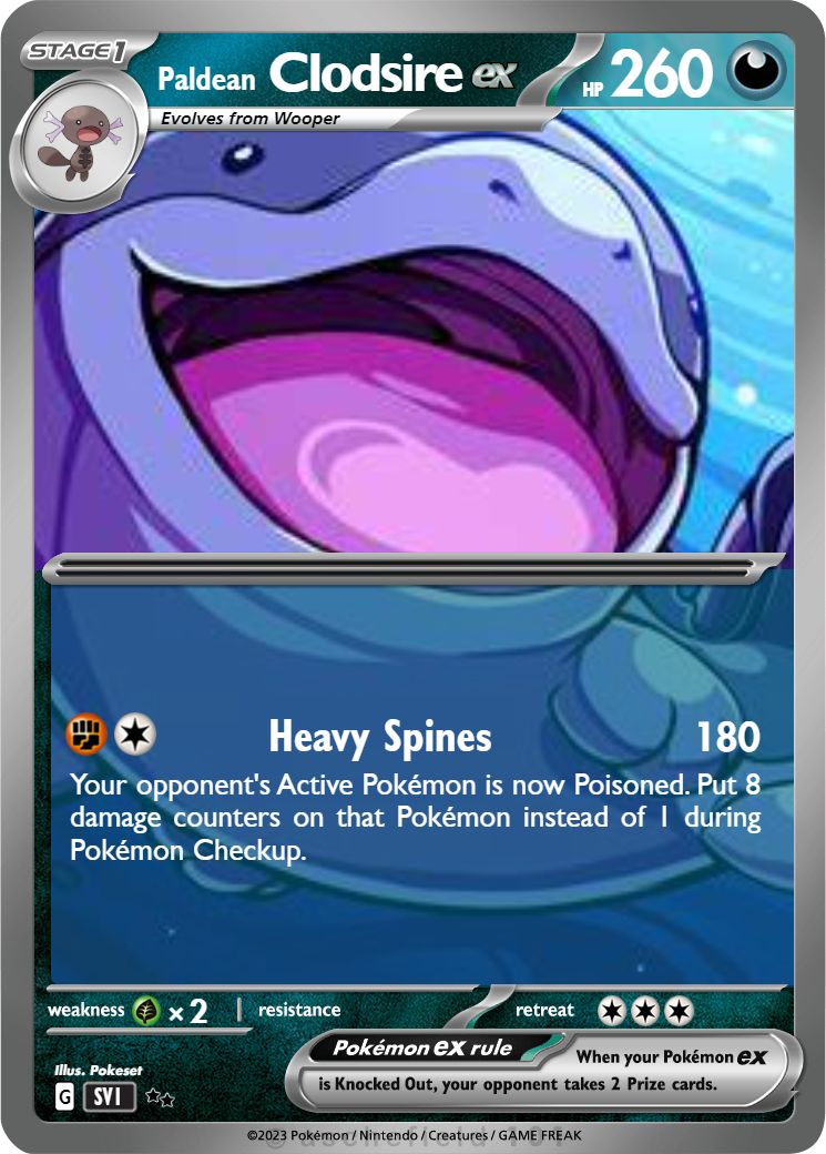 Clodsire - Pokeset | Pokécardmaker.net