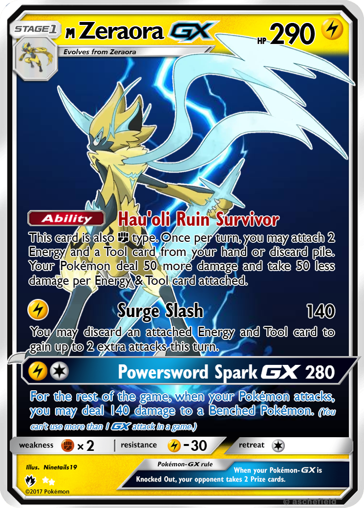 Zeraora - PoketrGerman | Pokécardmaker.net