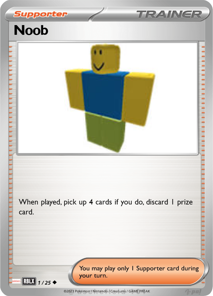 Noob - PokmonYT | Pokécardmaker.net