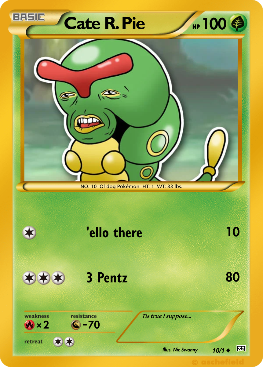 Cate R. Pie - PoliwhirlKing | Pokécardmaker.net